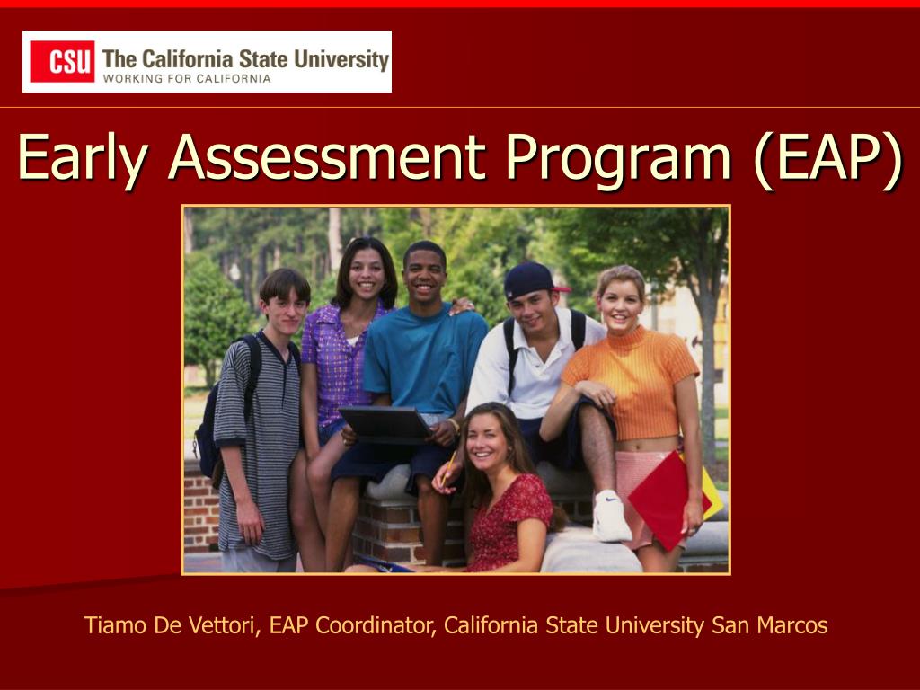 PPT - Early Assessment Program (EAP) PowerPoint Presentation, free ...