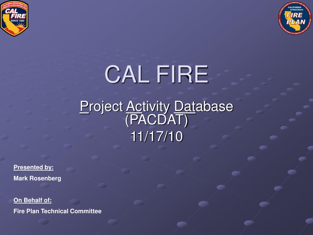PPT - CAL FIRE PowerPoint Presentation, free download - ID:4318253
