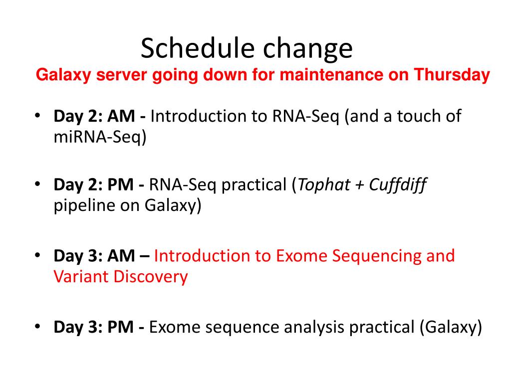 PPT - Schedule change PowerPoint Presentation, free download - ID:4320489