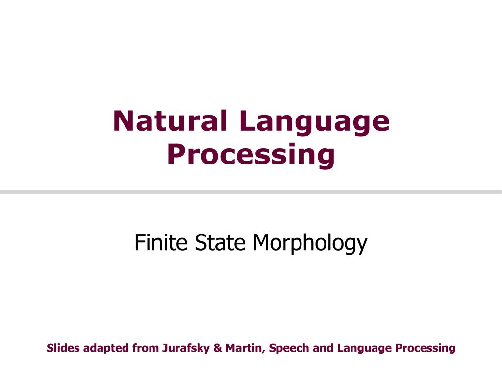 PPT - Natural Language Processing PowerPoint Presentation, free ...