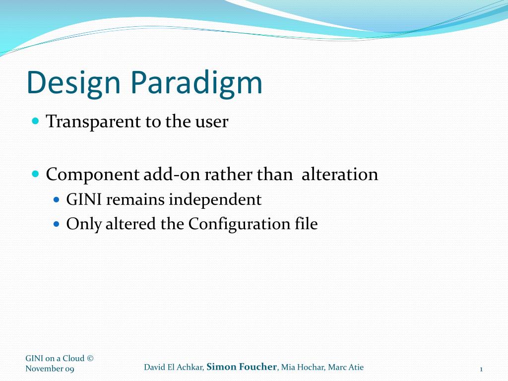 PPT - Design Paradigm PowerPoint Presentation, free download - ID:4322716