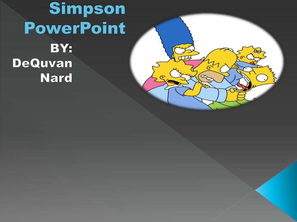 PPT - Simpson PowerPoint PowerPoint Presentation, free download - ID ...