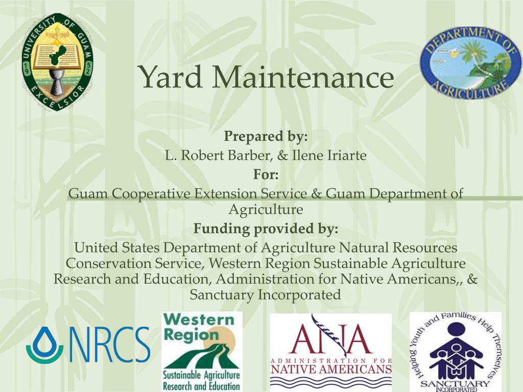 PPT - Yard Maintenance PowerPoint Presentation, free download - ID:4330170