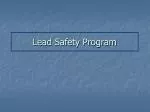 PPT - Lead Safety Program PowerPoint Presentation, free download - ID ...