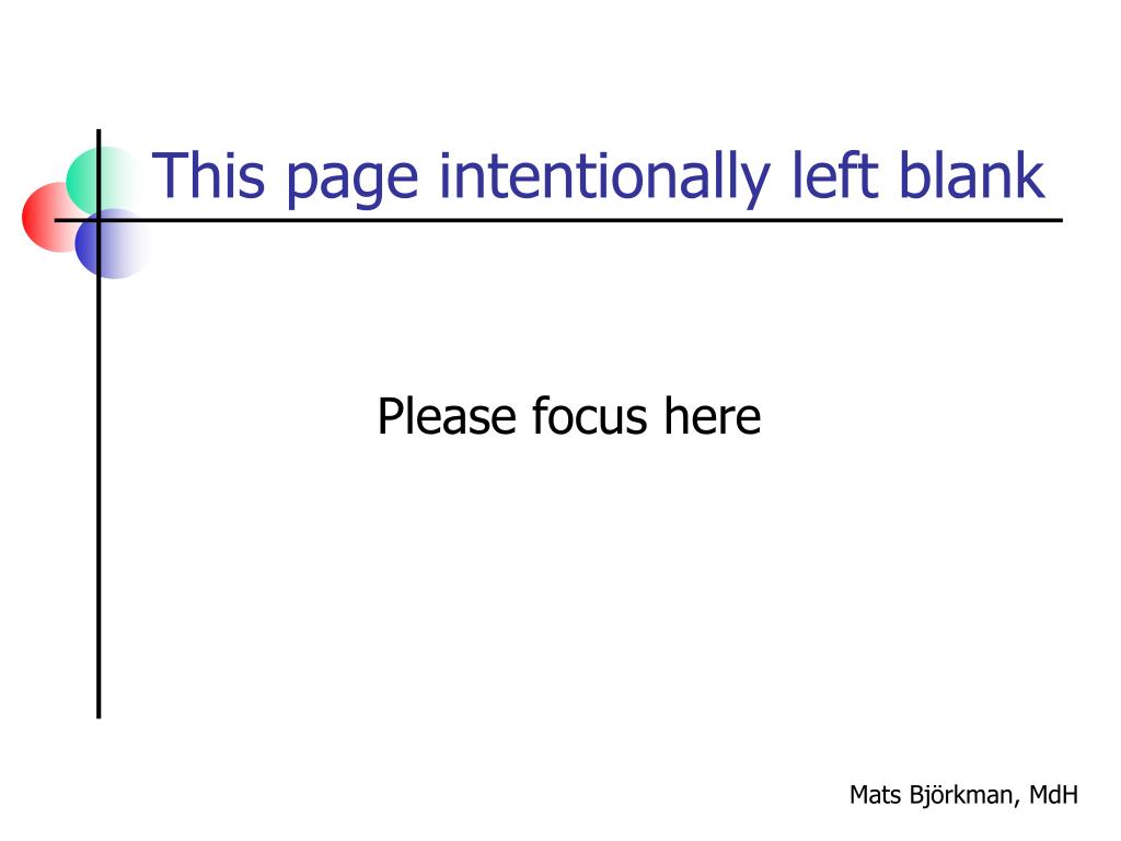 PPT - This page intentionally left blank PowerPoint Presentation, free ...