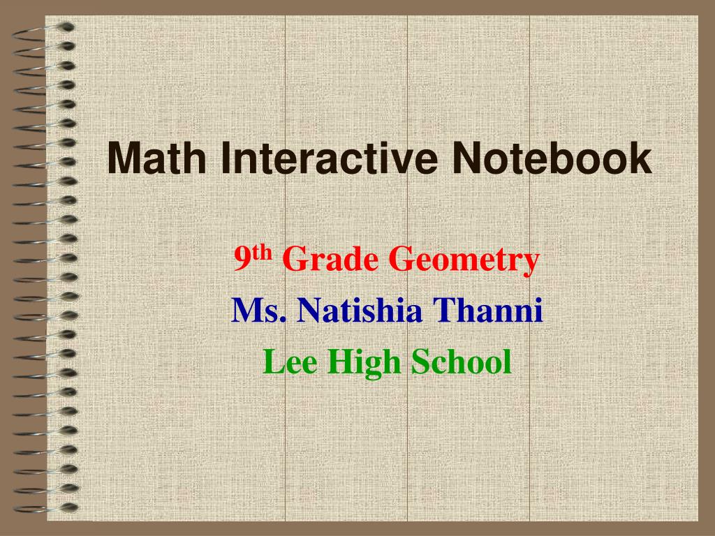 PPT - Math Interactive Notebook PowerPoint Presentation, free download ...