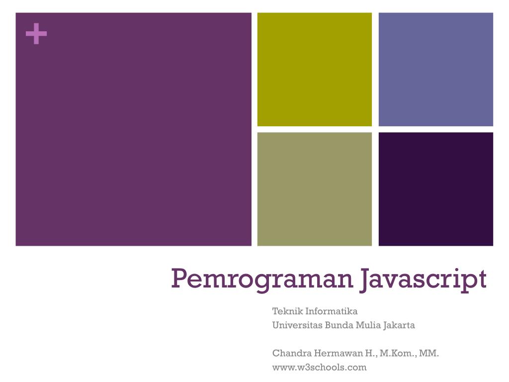 PPT - Pemrograman Javascript PowerPoint Presentation, free download ...