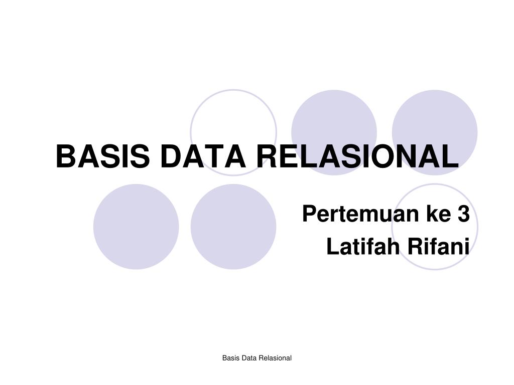 PPT - BASIS DATA RELASIONAL PowerPoint Presentation, free download - ID ...