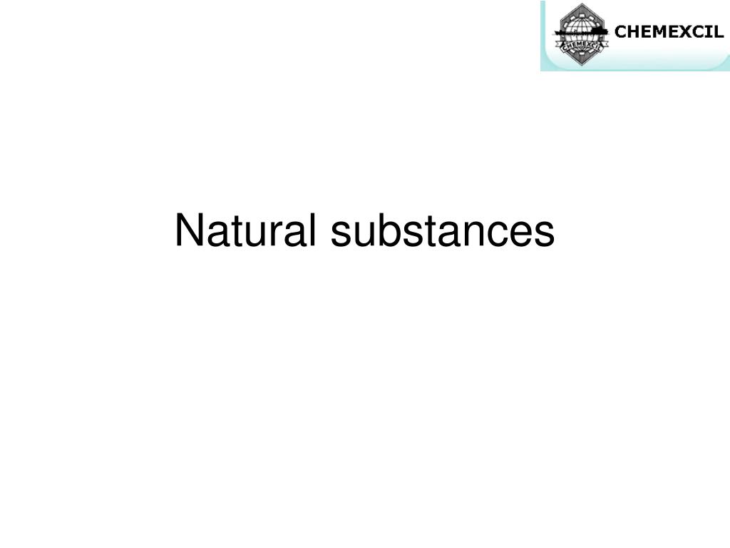 PPT - Natural substances PowerPoint Presentation, free download - ID ...