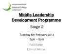 PPT - Curriculum Leadership Development Programme PowerPoint ...