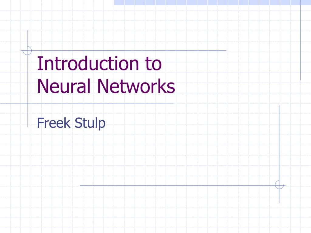 PPT - Introduction to Neural Networks PowerPoint Presentation, free ...