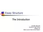 PPT - The BASIC Structure of an Essay PowerPoint Presentation, free ...