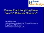 PPT - Lecture 14: Molecular structure PowerPoint Presentation, free ...