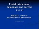 PPT - PROTEIN DATABASES PowerPoint Presentation, free download - ID:3359118
