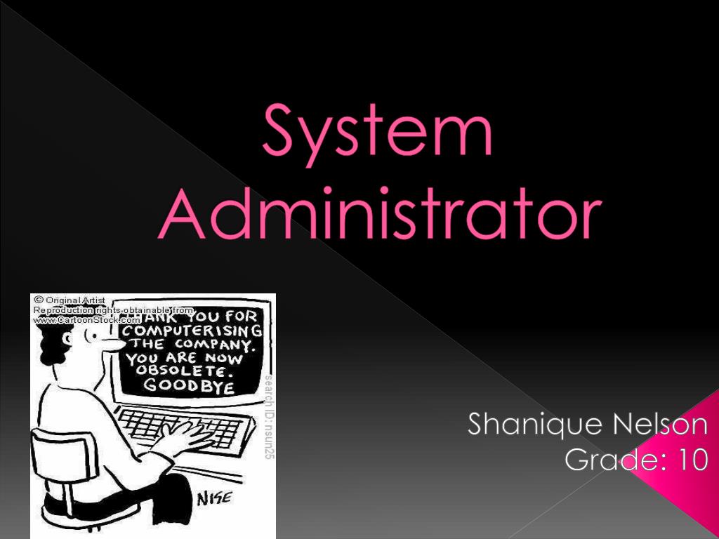 PPT - System Administrator PowerPoint Presentation, free download - ID ...