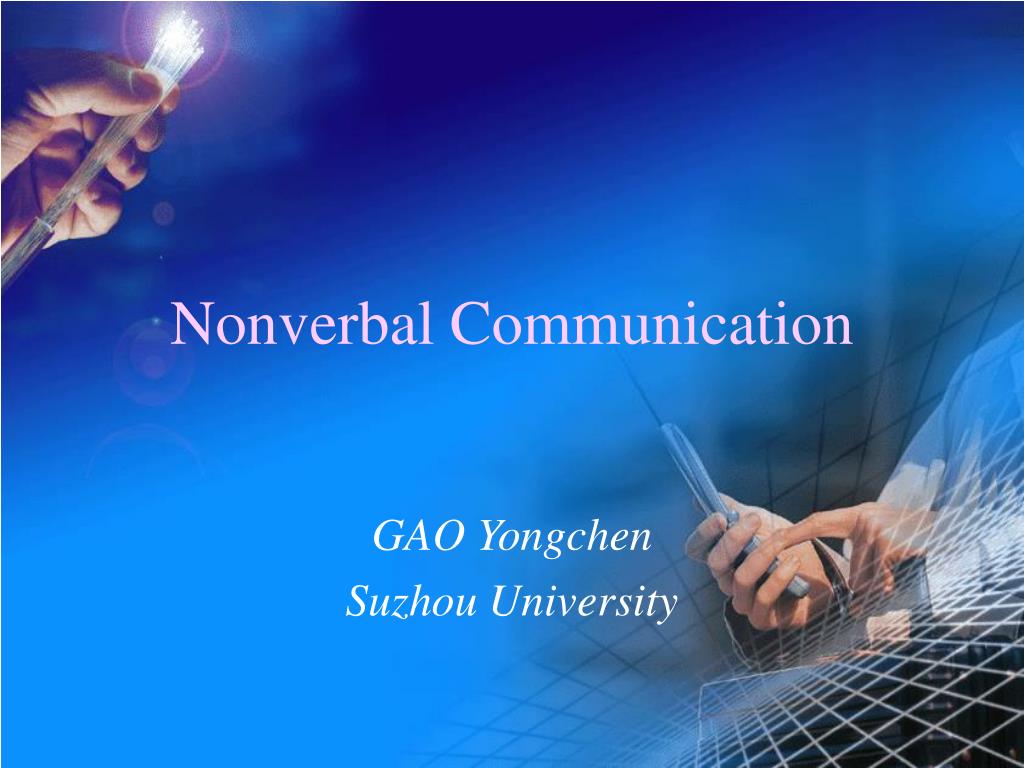 PPT - Nonverbal Communication PowerPoint Presentation, free download ...