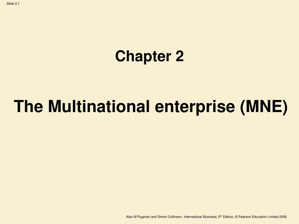 PPT - The Multinational enterprise (MNE) PowerPoint Presentation, free ...