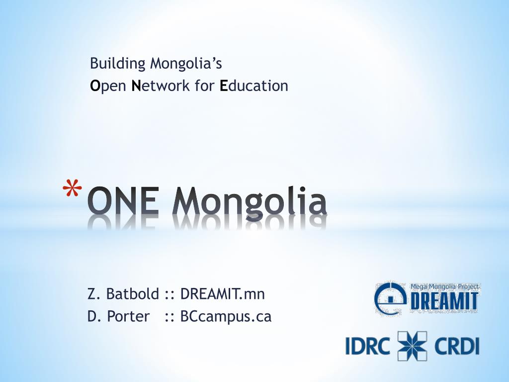 PPT - ONE Mongolia PowerPoint Presentation, free download - ID:4348816