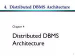 PPT - Distributed DBMS Architecture PowerPoint Presentation, free download - ID:9449463