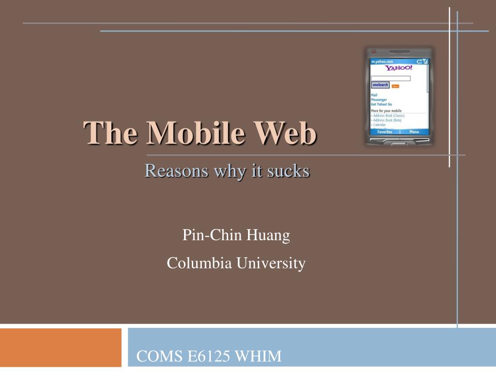 PPT - Reasons why it sucks PowerPoint Presentation, free download - ID ...