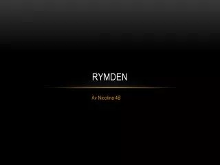 PPT - Rymden PowerPoint Presentation, free download - ID:4354277