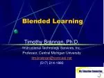 PPT - Blended Learning - The Way Ahead For Learning Organisations ...