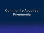 PPT - Community- Acquired Pneumonia PowerPoint Presentation, free ...