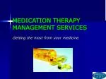 PPT - Medication Therapy Management PowerPoint Presentation, free ...