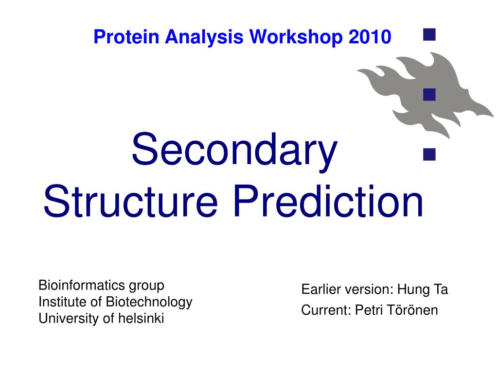 PPT - Secondary Structure Prediction PowerPoint Presentation, free ...