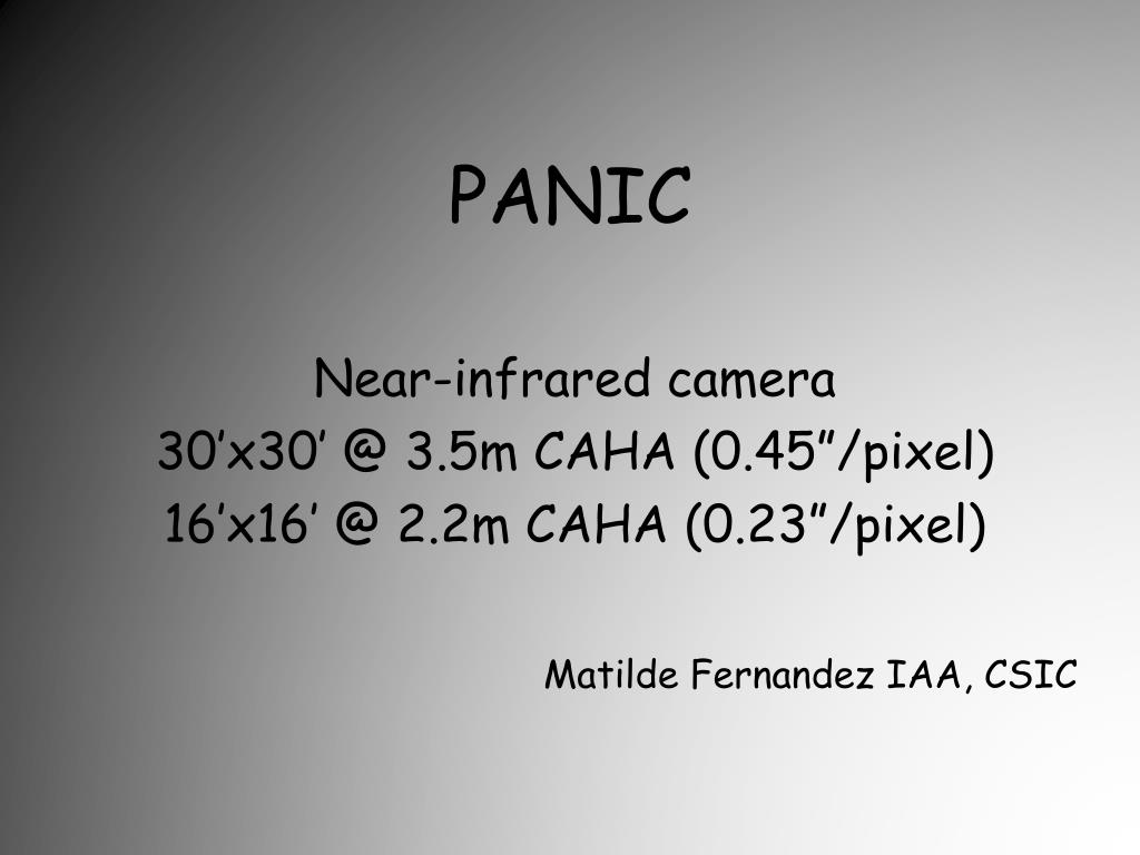 PPT - PANIC PowerPoint Presentation, free download - ID:4360118