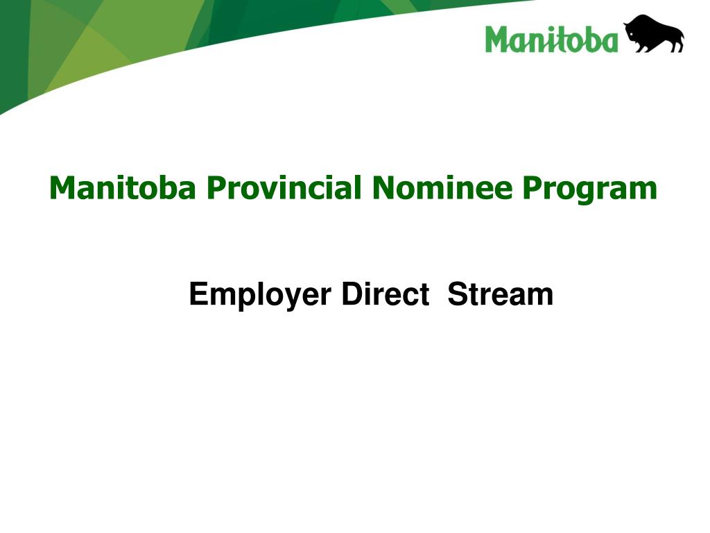 PPT - Manitoba Provincial Nominee Program PowerPoint Presentation, free ...