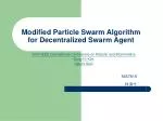 PPT - The Particle Swarm Optimization Algorithm PowerPoint Presentation ...