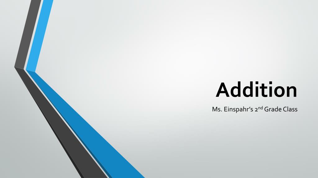 PPT - Addition PowerPoint Presentation, free download - ID:4362159