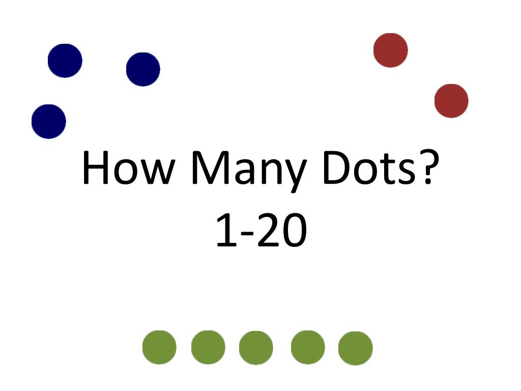 PPT - How Many Dots? 1-20 PowerPoint Presentation, free download - ID ...