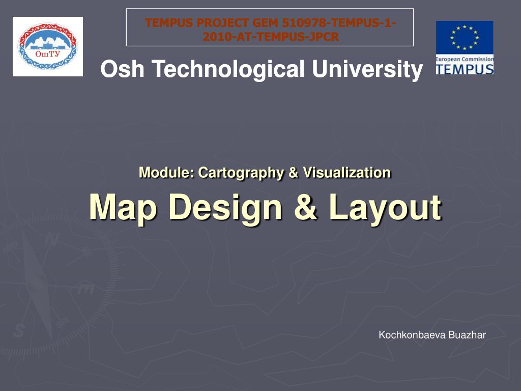 PPT - Module: Cartography & Visualization Map Design & Layout ...
