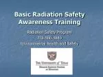 PPT - RADIATION QUANTITIES & UNITS PowerPoint Presentation, free ...
