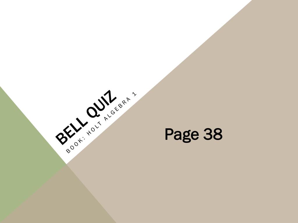 PPT - Bell quiz PowerPoint Presentation, free download - ID:4366845