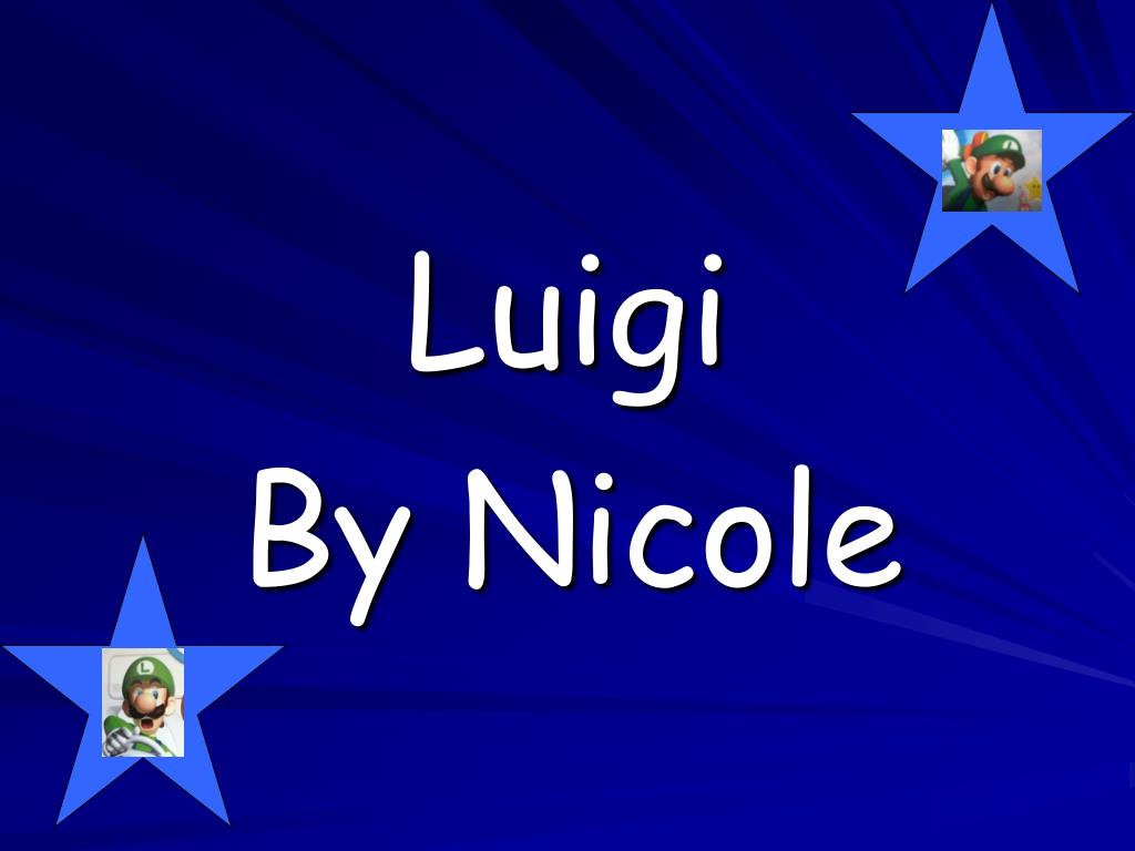 PPT - Luigi PowerPoint Presentation, free download - ID:4367702