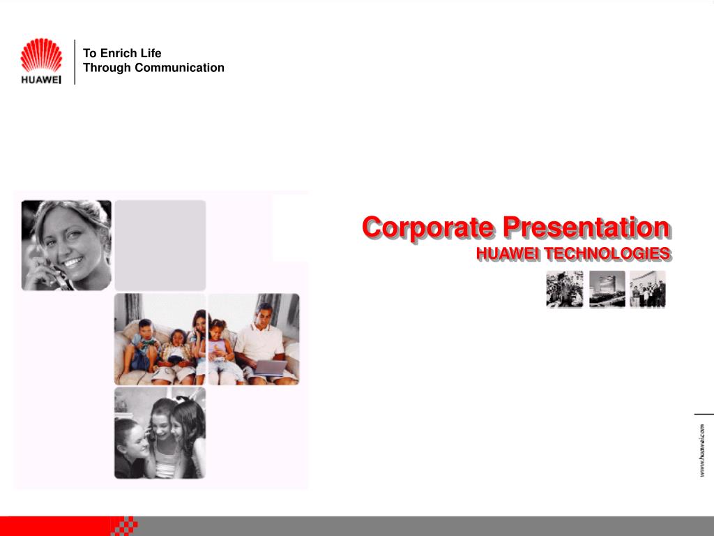 PPT - Corporate Presentation HUAWEI TECHNOLOGIES PowerPoint ...