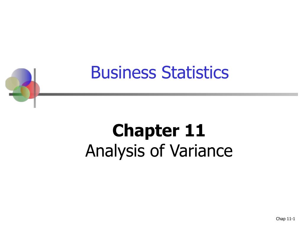 PPT - Chapter 11 Analysis of Variance PowerPoint Presentation, free download - ID:4368630
