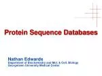 PPT - Nucleotide Sequence Databases PowerPoint Presentation, free ...