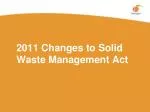 PPT - Ecological Solid Waste Management Act of 2000 RA 9003 PowerPoint ...