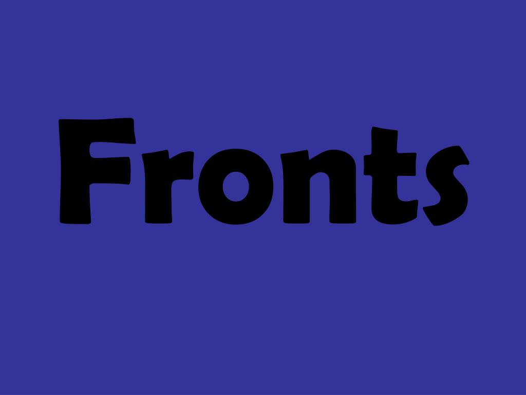 PPT - Fronts PowerPoint Presentation, free download - ID:4375224