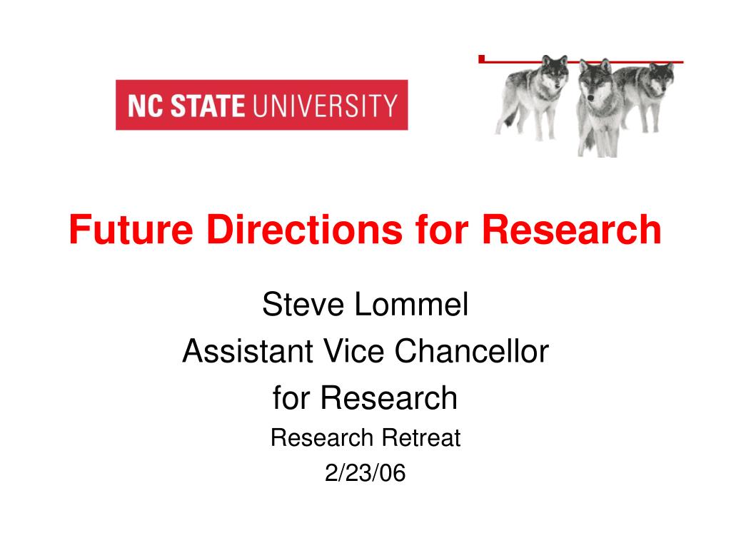 PPT - Future Directions for Research PowerPoint Presentation, free ...