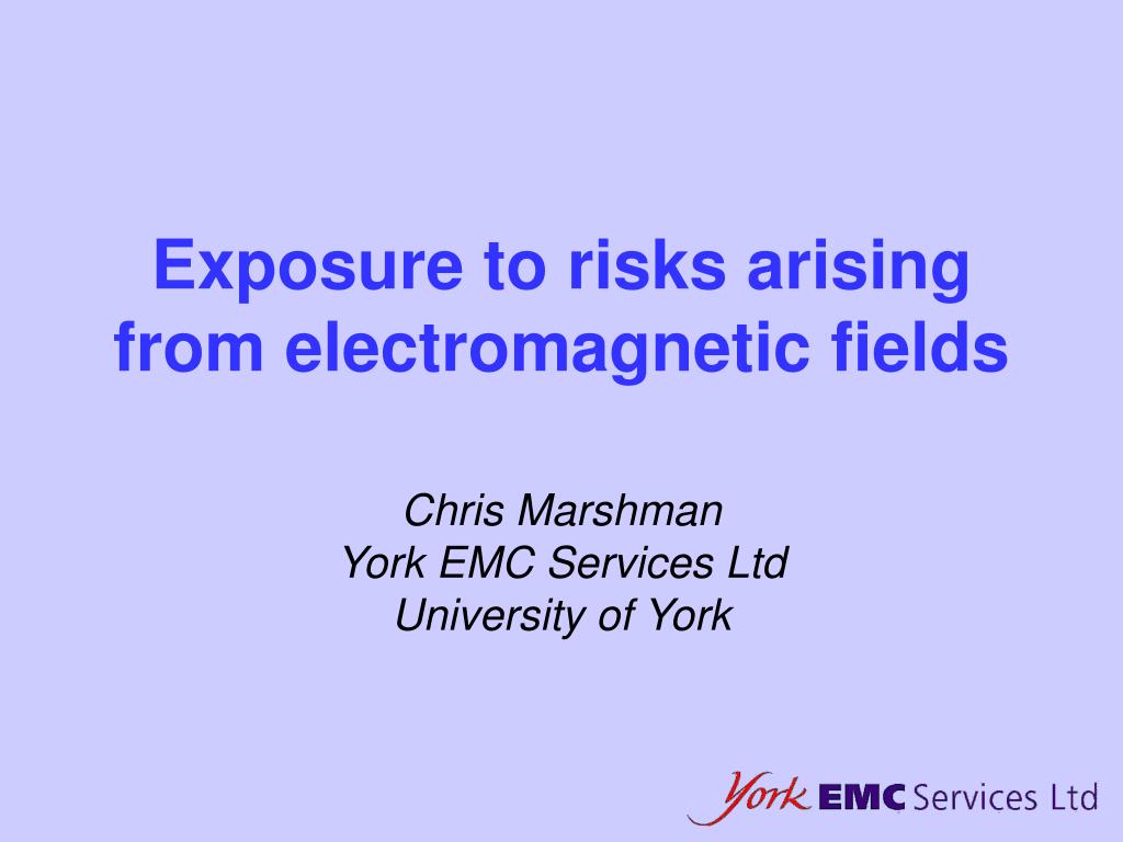 PPT - Understanding Health Risks from Electromagnetic Fields ...