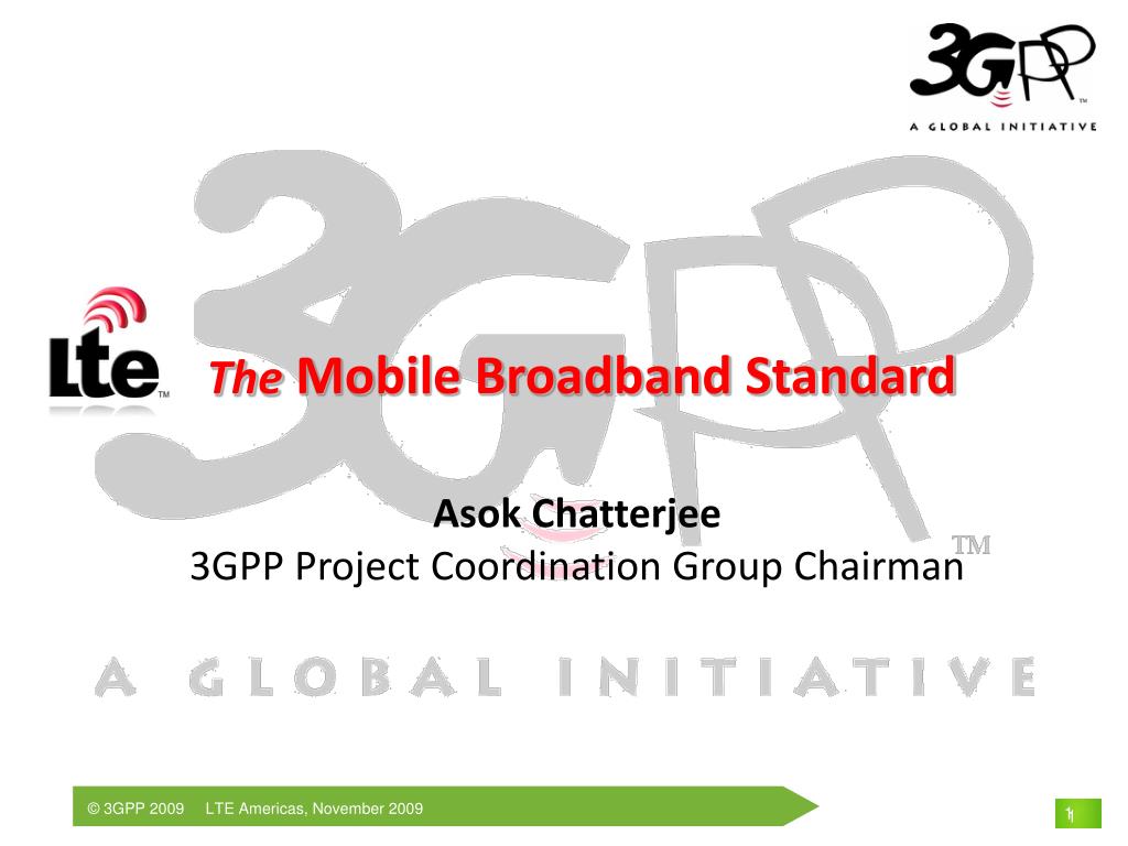 PPT - The Mobile Broadband Standard PowerPoint Presentation, free ...