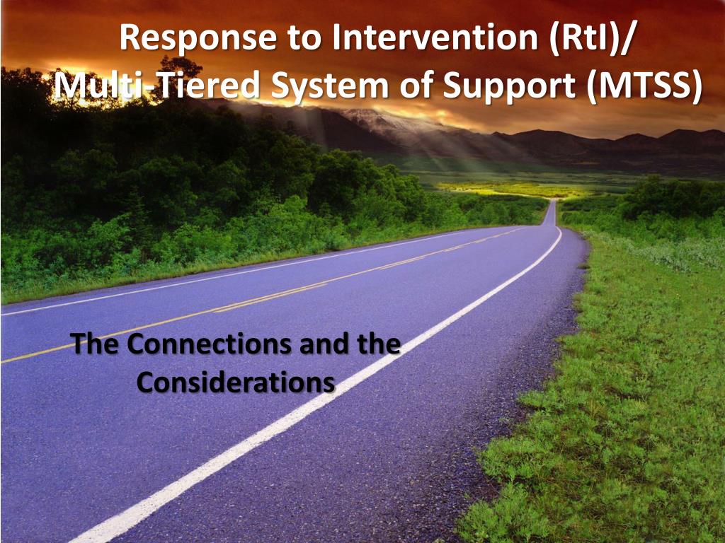 PPT - Response to Intervention (RtI)/ Multi-Tiered System of Support ...