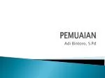 PPT - PEMUAIAN PowerPoint Presentation, free download - ID:2335934