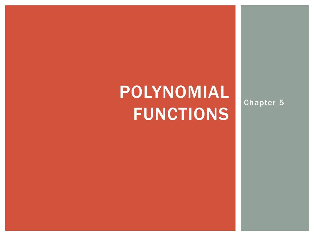 PPT - Polynomial functions PowerPoint Presentation, free download - ID ...