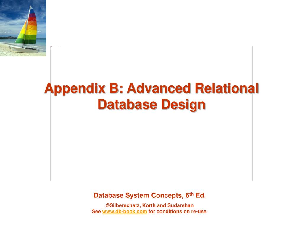 PPT - Appendix B: Advanced Relational Database Design PowerPoint Presentation - ID:4385160